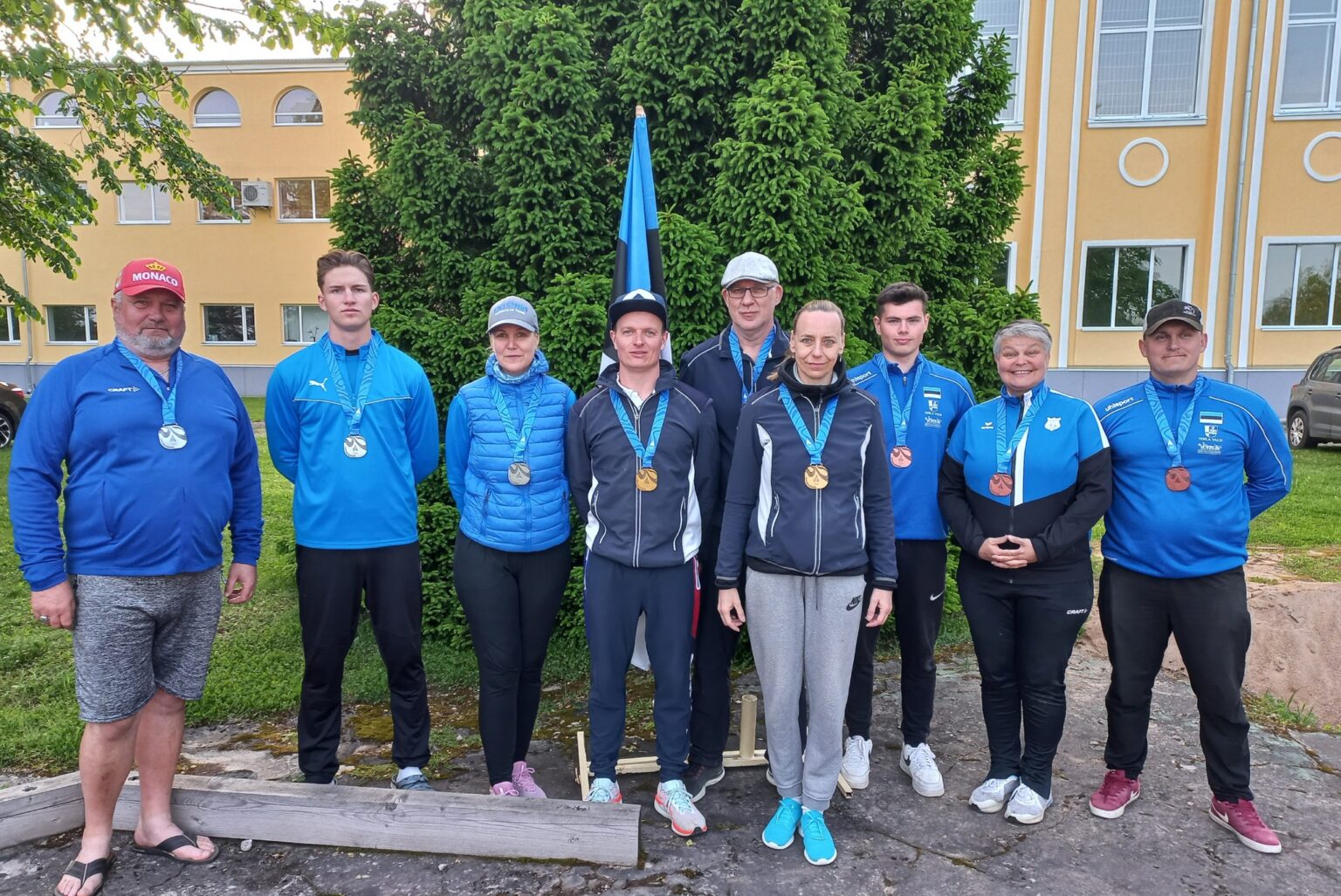 Eesti meistrid segatrios on Katri Aavekukk, Margus Berkmann ja Veiko ...